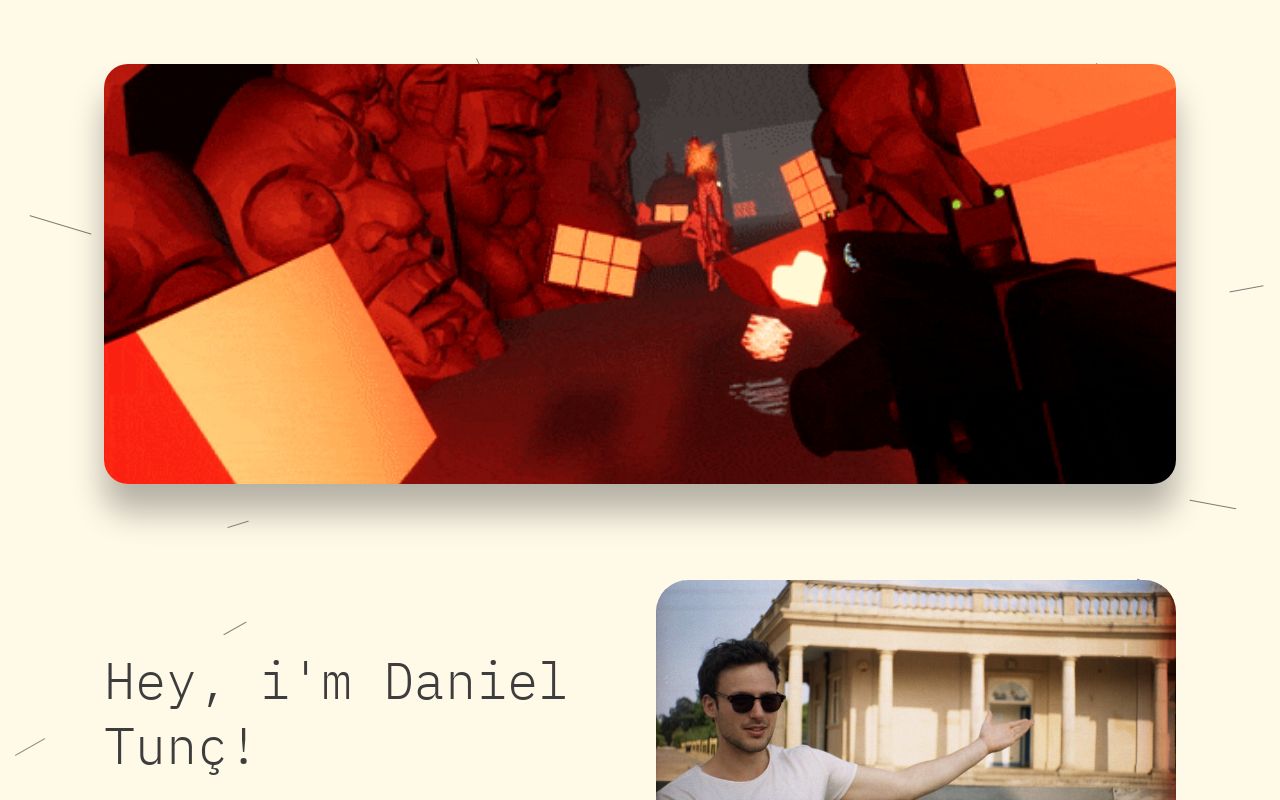 Daniel Tunç Technical Artist Portfolio